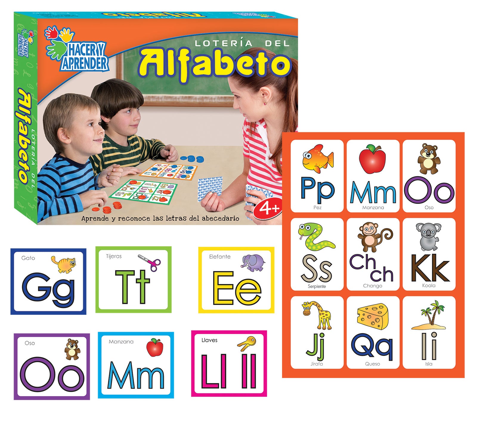 Lotería aprendiendo el abecedario | Tienda Silvia García Velázquez
